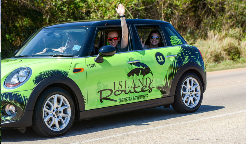 Take the driver’s seat on an Island Routes MINI-Routes Adventure (or tour)!